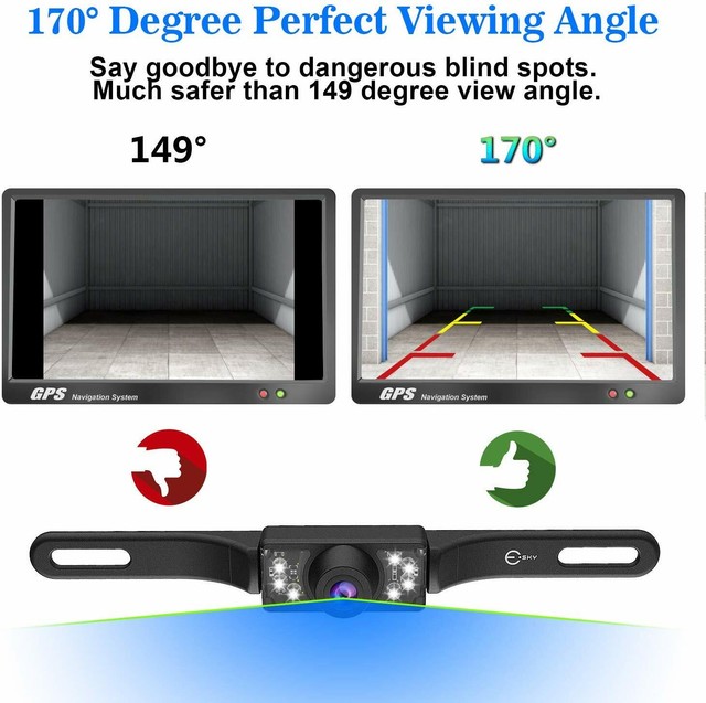 ESKY Car Rear View Reversing Backup Camera Automotive With Ip68 ...