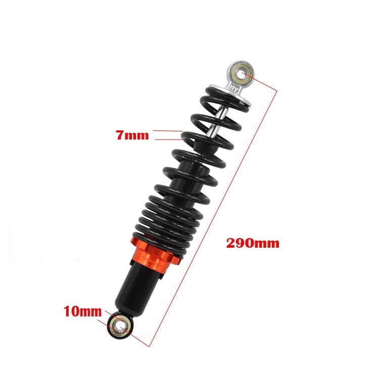 PAIR 290mm Rear Back Shock Absorber Shocker Suspension PIT DIRT BIKE ...