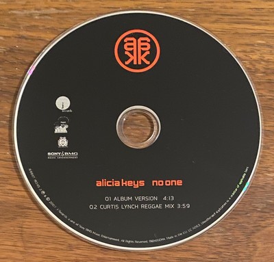 Alicia Keys No One Album Cover