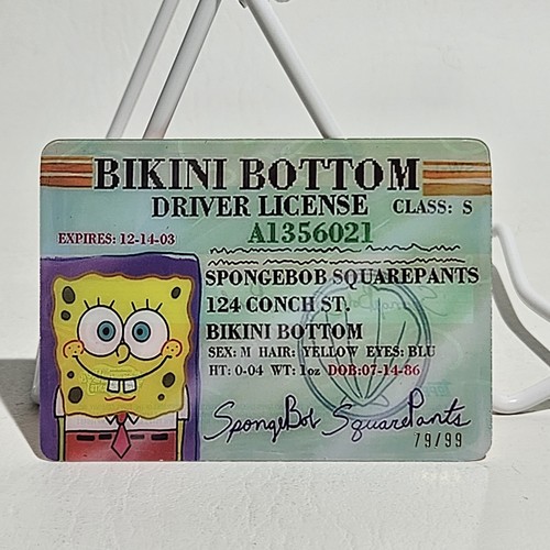 2025 Topps Chrome SpongeBob Squarepants Wallet Bikini Bottom Driver ...