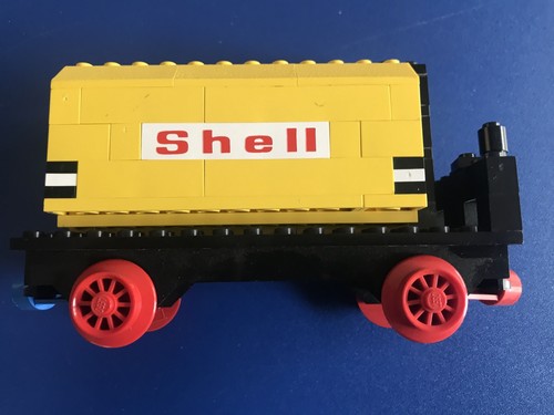 LEGO 136-1 Shell Tanker Wagon with instructions - Vintage Train ...