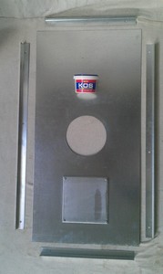 Stove register plate, steel chimney closure board for wood burner | eBay