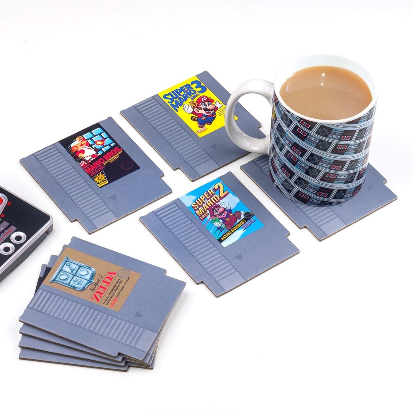 NES Cartridge Coasters Grey | eBay
