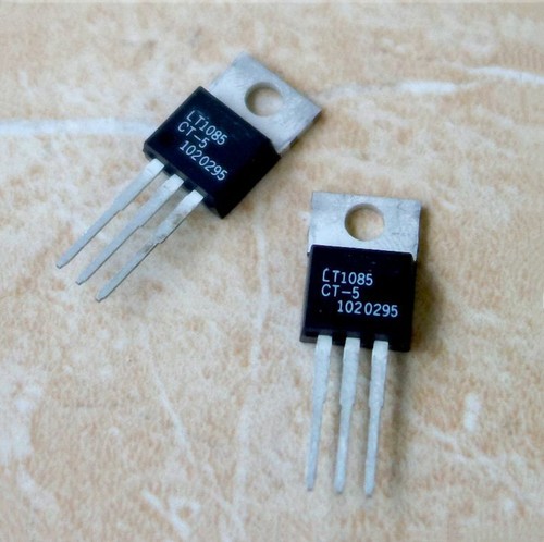 2pcs New original LT1085-5 5V Regulator IC Low internal resistance 3A ...
