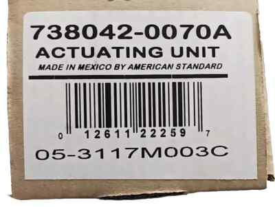 American Standard 738042-0070A ACTUATING UNIT OEM Genuine | eBay