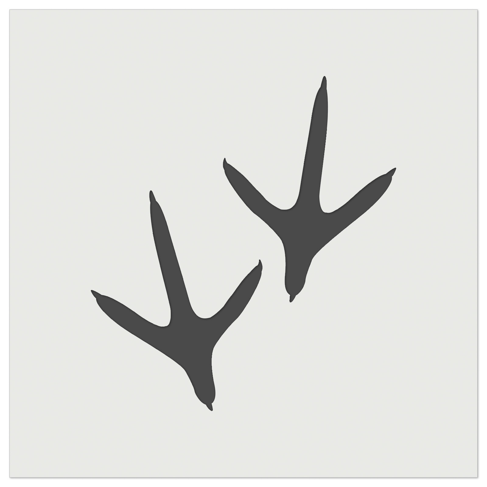 Chicken Footprints Tracks Wall Cookie DIY Craft Reusable Stencil | eBay