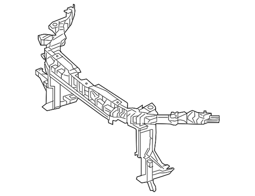 Genuine Mercedes-Benz Upper Tie Bar Carrier (2014-2020) OE 246620023464 ...