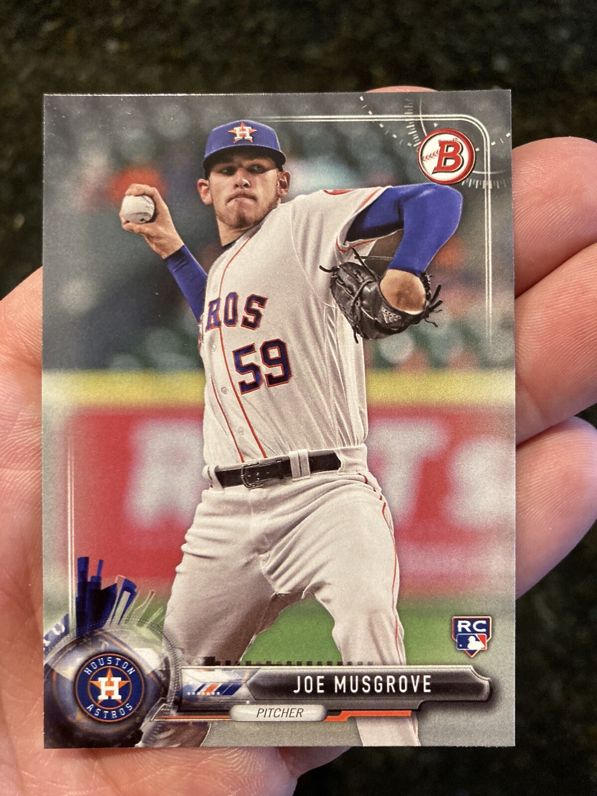 Joe Musgrove 2017 Bowman #92 Rookie Card RC Houston Astros | eBay