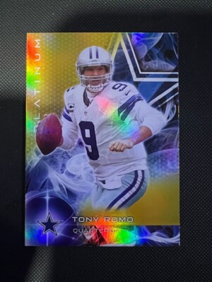 2015 Topps Platinum Tony Romo Gold Parallel #10 Dallas Cowboys | eBay