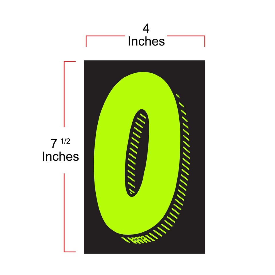 Windshield Price Sticker Pack 180 pcs - Vibrant, Tear-Resistant Numbers ...