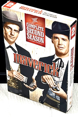 Maverick: The Complete Second Season (DVD, 2013, 6-Disc Set) NEW RARE ...