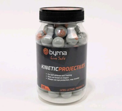 Byrna Launcher Kinetic Projectiles Self Defense & Training - 95 Count ...