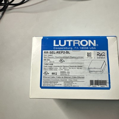 Lutron RR-SEL-REP2-BL RA2 Select Main Repeater - Black 784276240222| eBay