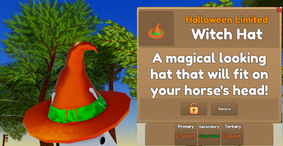 Wild horse islands WHI Roblox Witch hat Copper | eBay