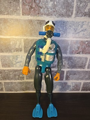 Vintage 1998 Hasbro Scuba Extreme 13” Hero Diver Figure RARE! Sub Aqua ...