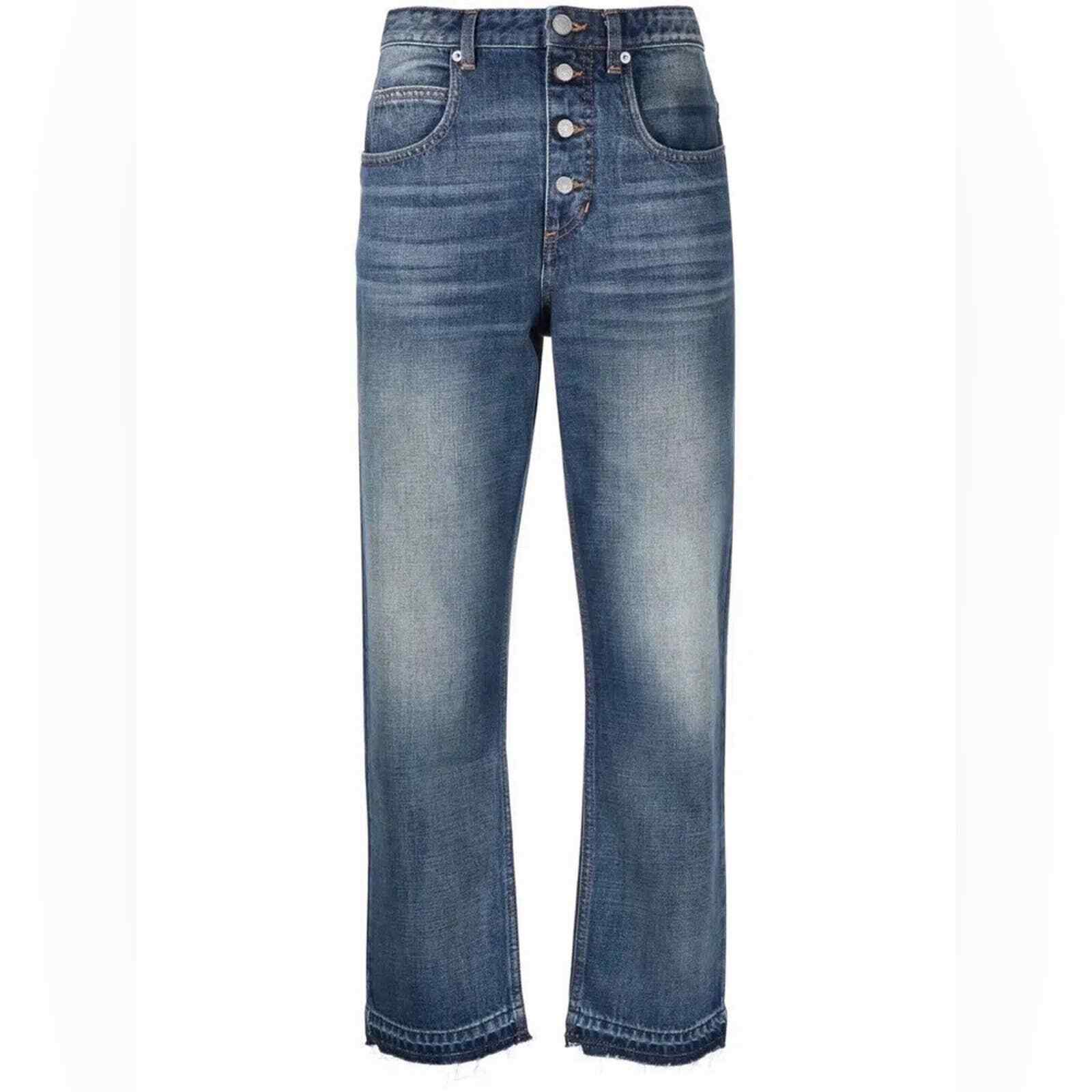 Isabel Marant Étoile Belden High Rise Straight Jeans … - Gem