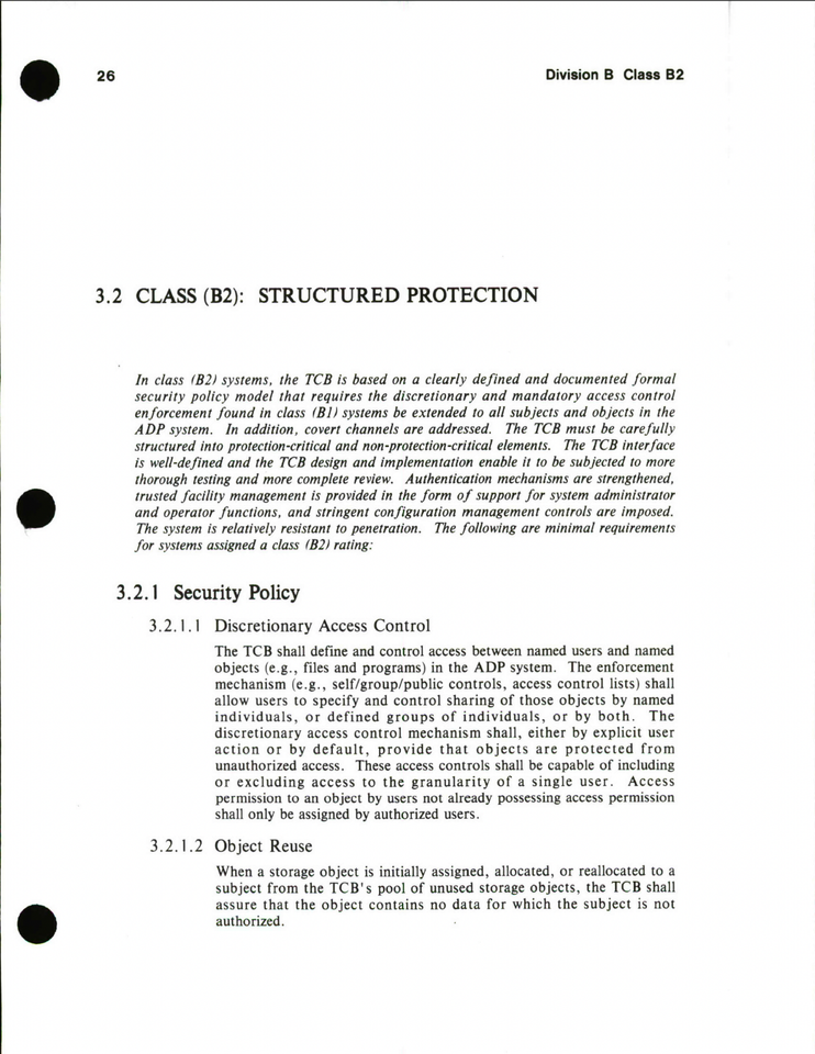 108 Page ORANGE BOOK 1983 TRUSTED COMPUTER SYSTEM EVALUATION CRITERIA ...