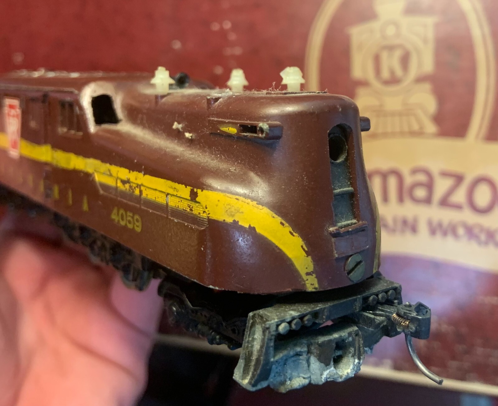 HO Scale Penn Line Pennsylvania GG1 (Maroon) Electric Locomotive - runs ...