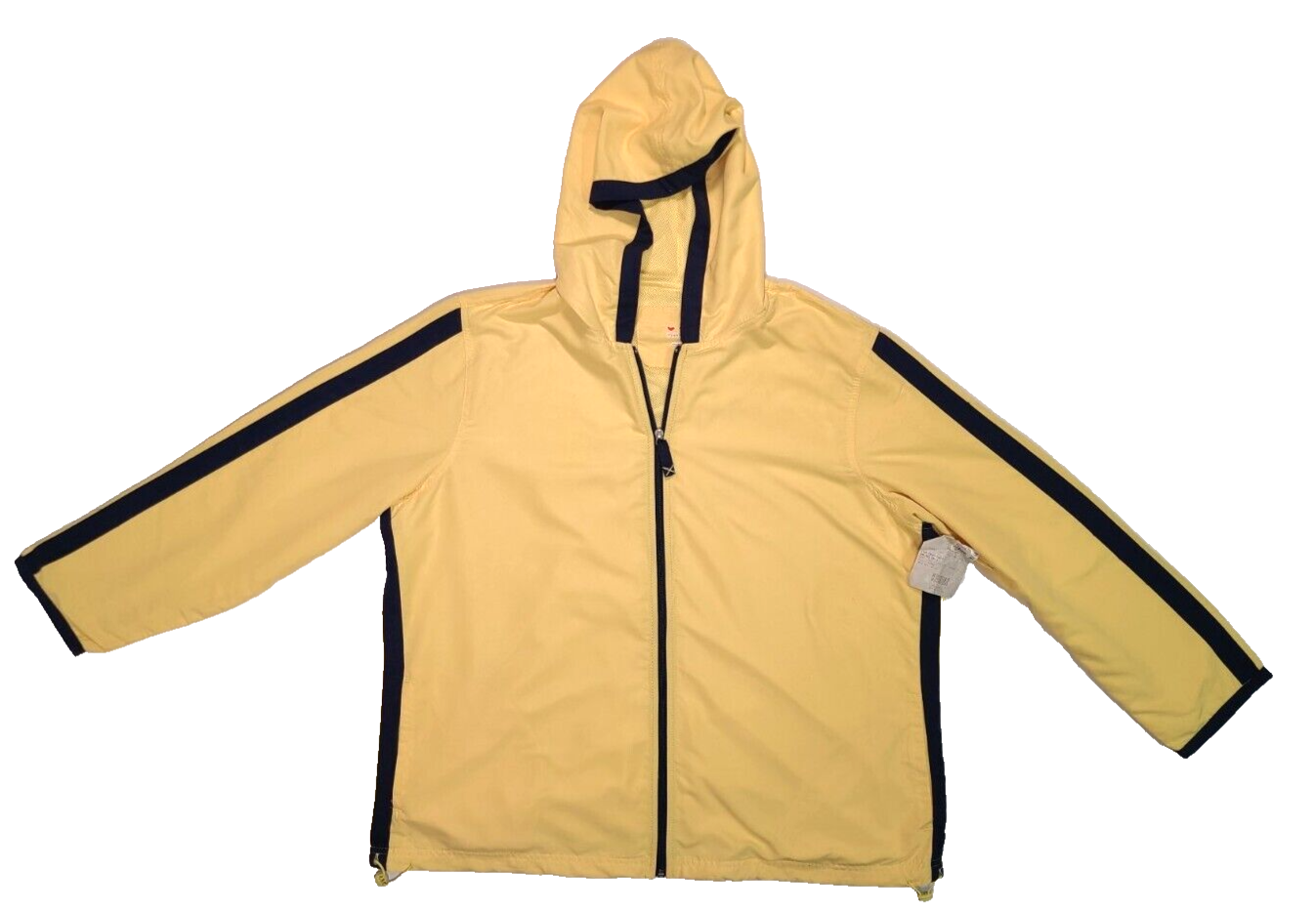 Three Hearts Women's Full Zip Lightweight Hooded Yellow Jacket Mesh ...