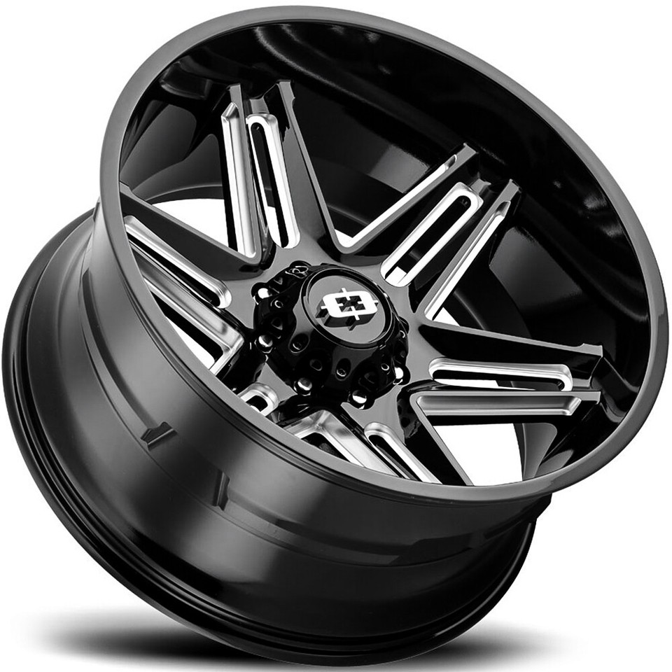 4 Wheel 20" 363 Razor 20x12 6x139.7 Gloss Black -51ET 106.2CB (363 ...