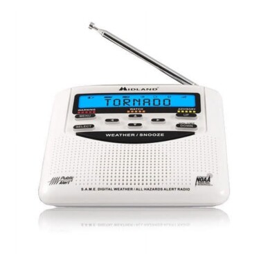 WR120 NOAA Weather Alert Radio features S.A.M.E. EZ localized ...