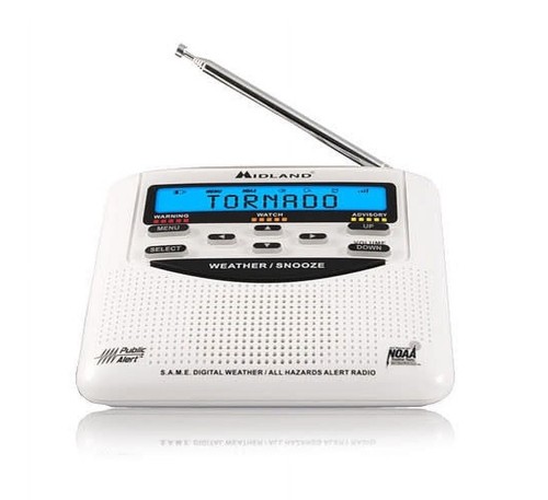 WR120 NOAA Weather Alert Radio features S.A.M.E. EZ localized ...
