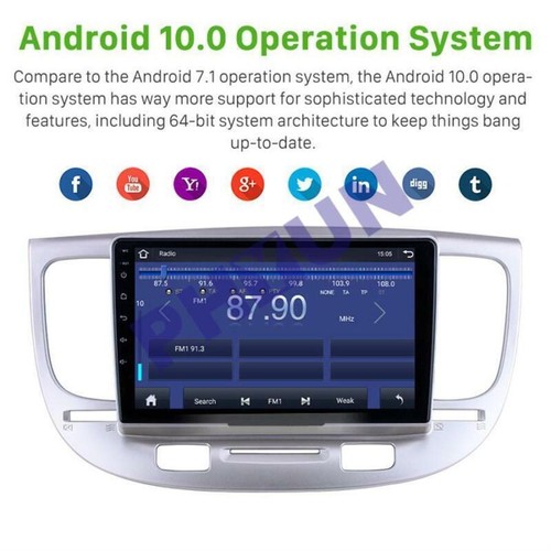 For 2005-2011 KIA RIO Android 10.0 Radio For Carplay Multimedia Video ...