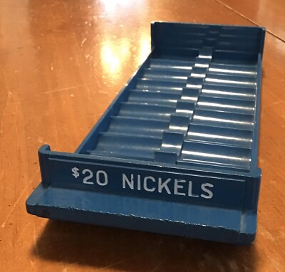 MMF Porta-Count Plastic Rolled Coin Tray - $20 Nickles | eBay