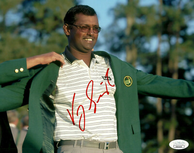 Vijay Singh Hand Signed 8x10 Photo Masters JSA #CC82602 Autograph ...