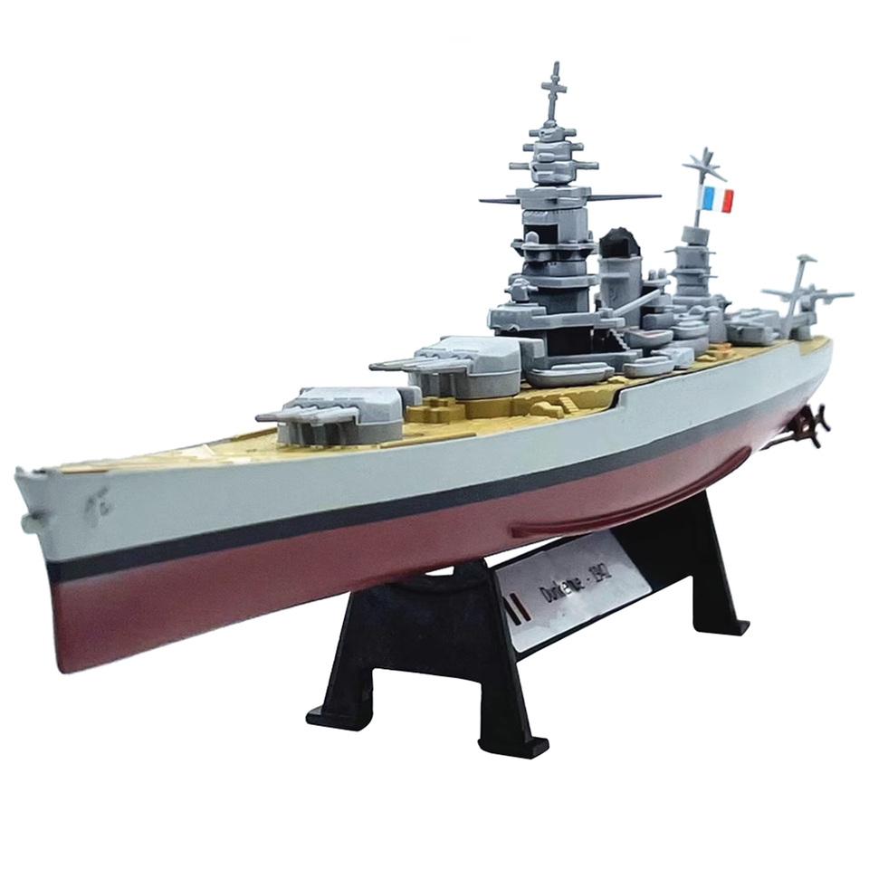 Brand New 1:1000 WWII 1942 French Dunkerque Battleship Model Souvenirs ...