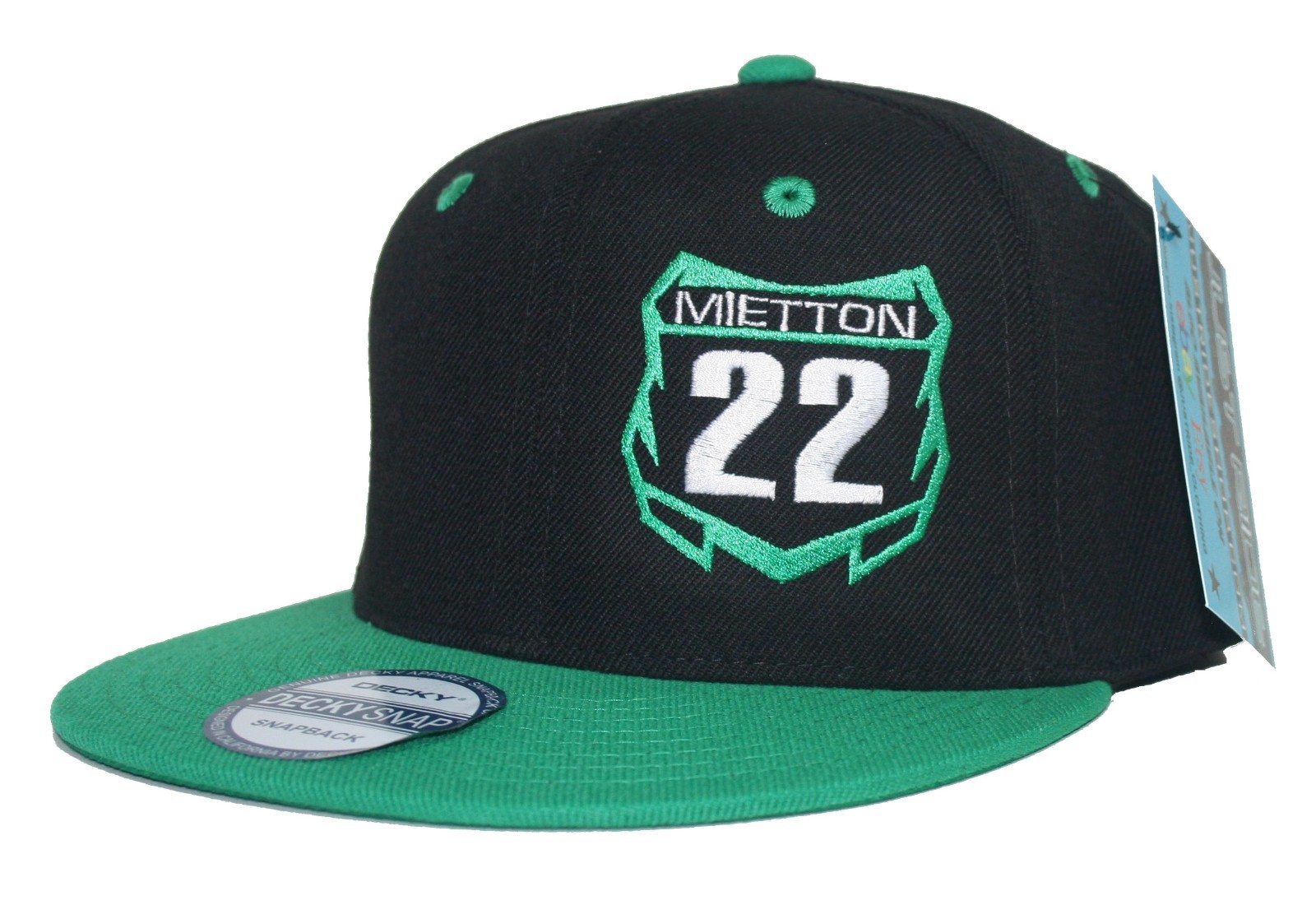 CUSTOM MOTOCROSS NUMBER PLATE HAT FLAT BILL SNAPBACK CAP SUPERCROSS MX ...
