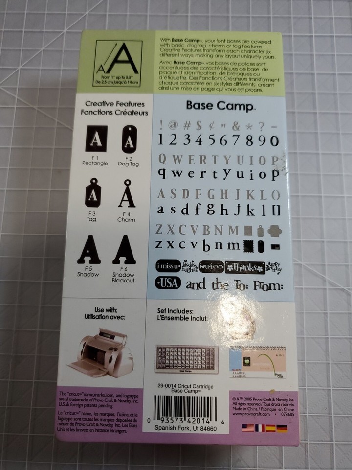 Lot Of 6 Cricut Cartridges Electronic Cutter Provo Craft | eBay