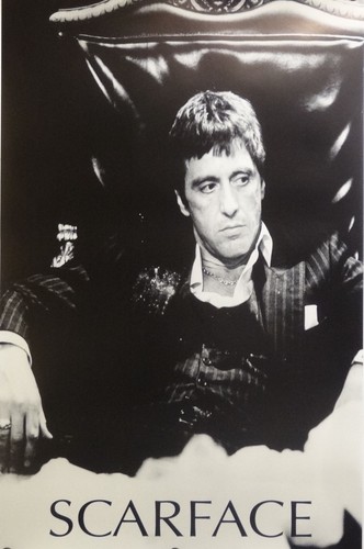 MOVIE POSTER Al Pacino In Scarface Cocaine Powerful Drug Tony Montana ...