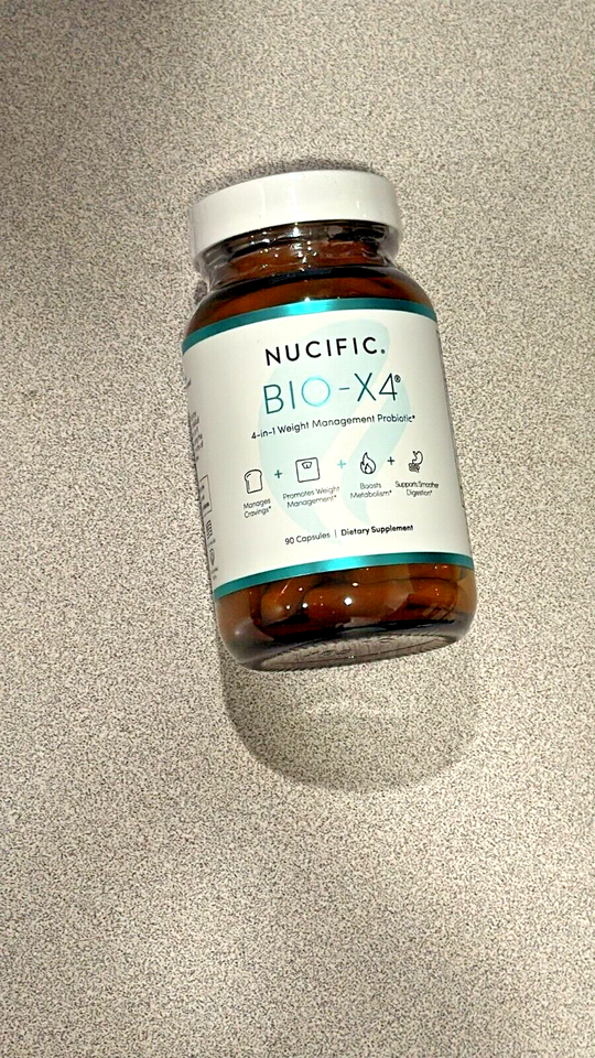 AUTHENTIC BIO-X4 NUCIFIC Weight Loss Manage Probiotic Metabolism Boost ...