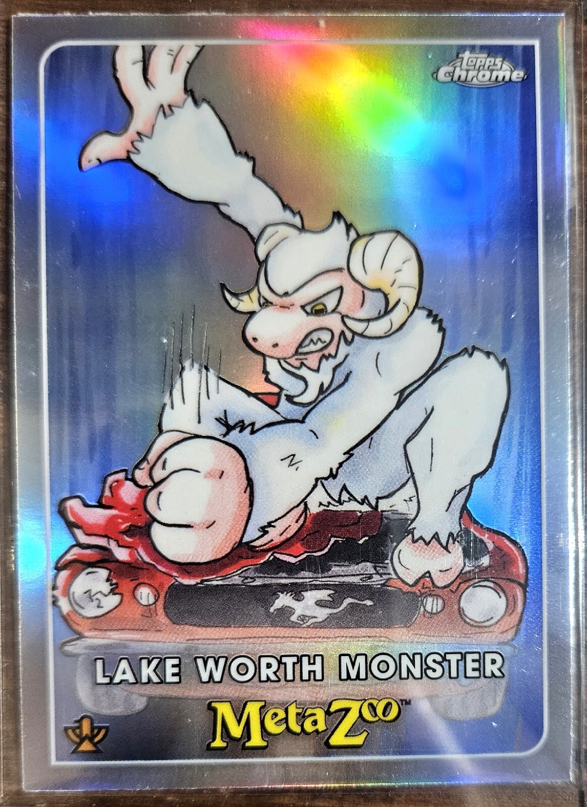 2022 Topps Chrome Metazoo Lake Worth Monster Refractor | eBay