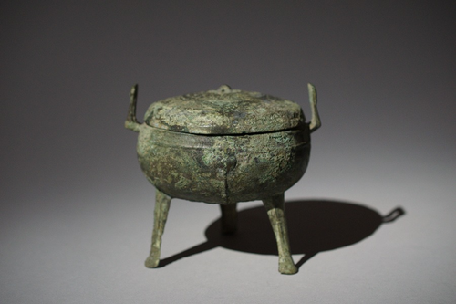 Ancient Chinese Bronze Ding Vessel 青銅鼎, Warring States to Han Dynasty ...