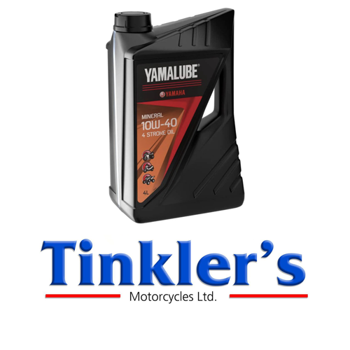 Genuine Yamaha Yamalube 4 Stroke 10W40 Mineral Motorcycle Engine Oil 4 ...