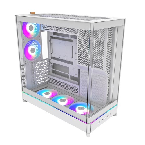 MONTECH HS02 PRO ATX Mid-Tower PC Gaming Case HS02PW White | eBay