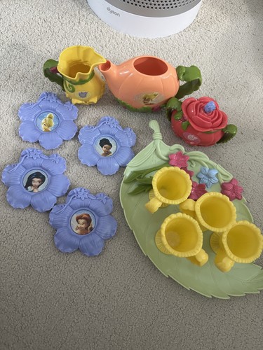 RARE Vintage Disney Tinker Bell Fairy Tea Set | eBay