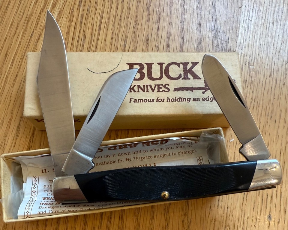 PRE DATE CODE BUCK / WINCHESTER 301 STOCKMAN KNIFE NEVER USED IN BOX ...