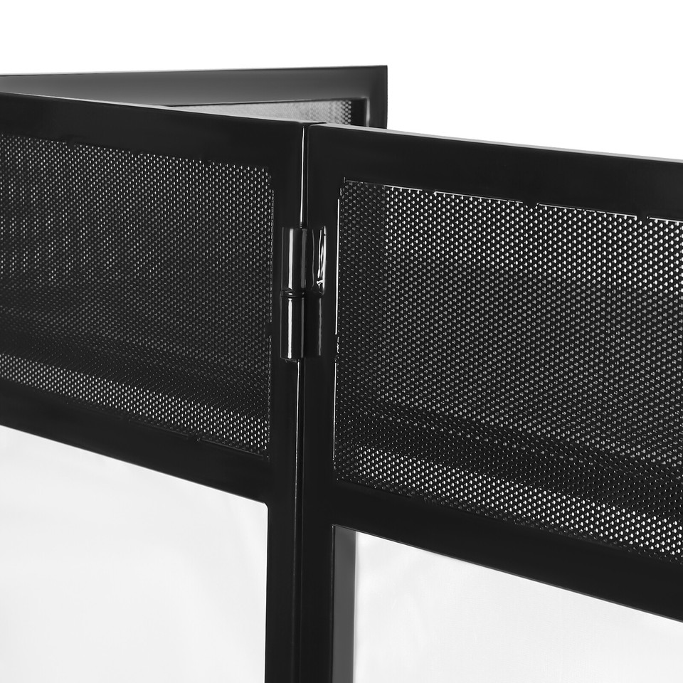 Portable DJ Event Facade Black Scrim Metal Frame Booth+20" x 40" Flat ...