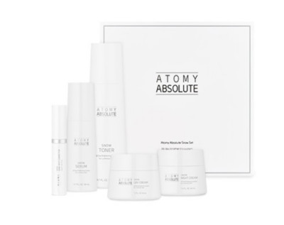 Atomy Absolute Snow Set Toner Serum Day Night Cream Corrector All Skin ...
