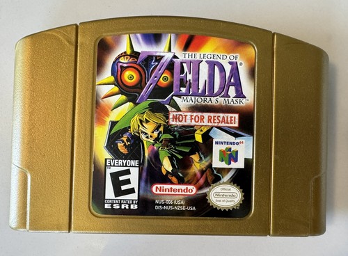 The Legend of Zelda Majora's Mask n64 Not For Resale NFR Nintendo 64 ...