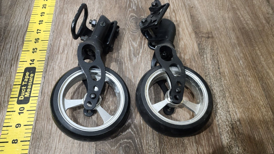 Quickie Tilite Ki Mobility Rigid WHEELCHAIR FRONT FORKS CASTERS Tires ...