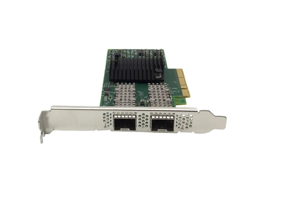 MCX4121A-ACAT Mellanox CX4121A ConnectX-4 Dual Port SFP28 25GbE Network ...