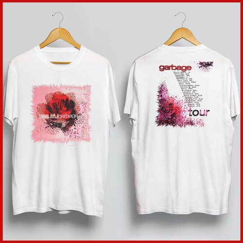 Vintage 2001 Beautiful Garbage Band Tour T Shirt | eBay