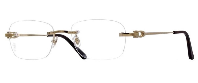Cartier CT0290O-003 Gold Gold C Decor Eyeglasses for sale online | eBay