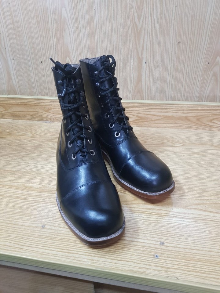 Buy New Men's Smart Casual Black Leather Cap Toe Ankle High Formal ...