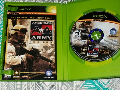 America's Army: Rise of a Soldier (Orginal Xbox) CIB Complete - Shooter ...