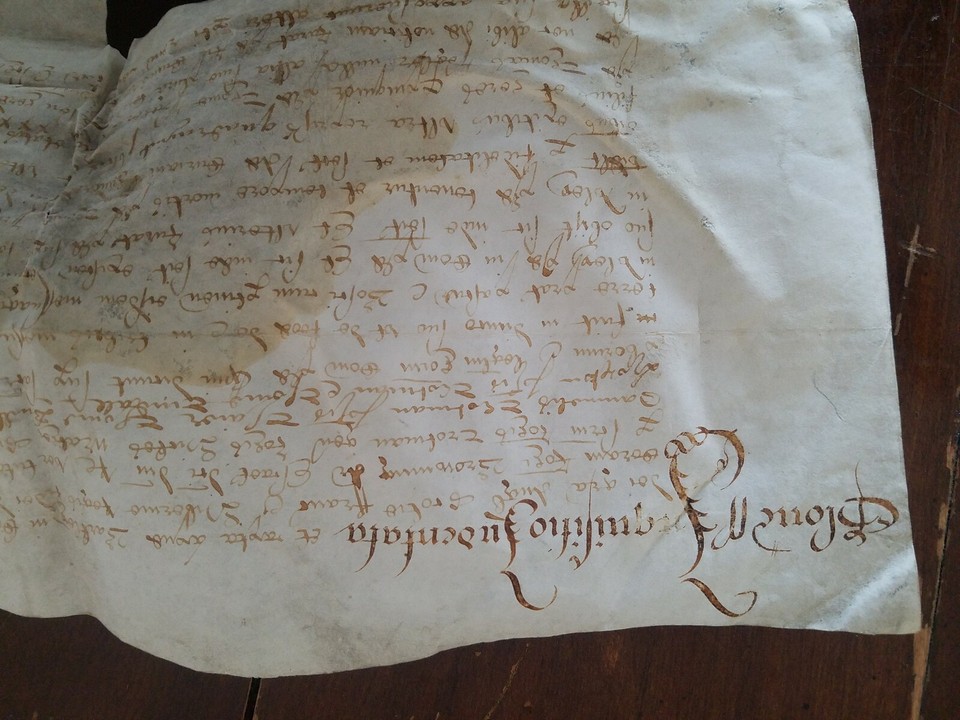 1616 Ancient Antique Hand Written Document Unknown maybe Latin ...